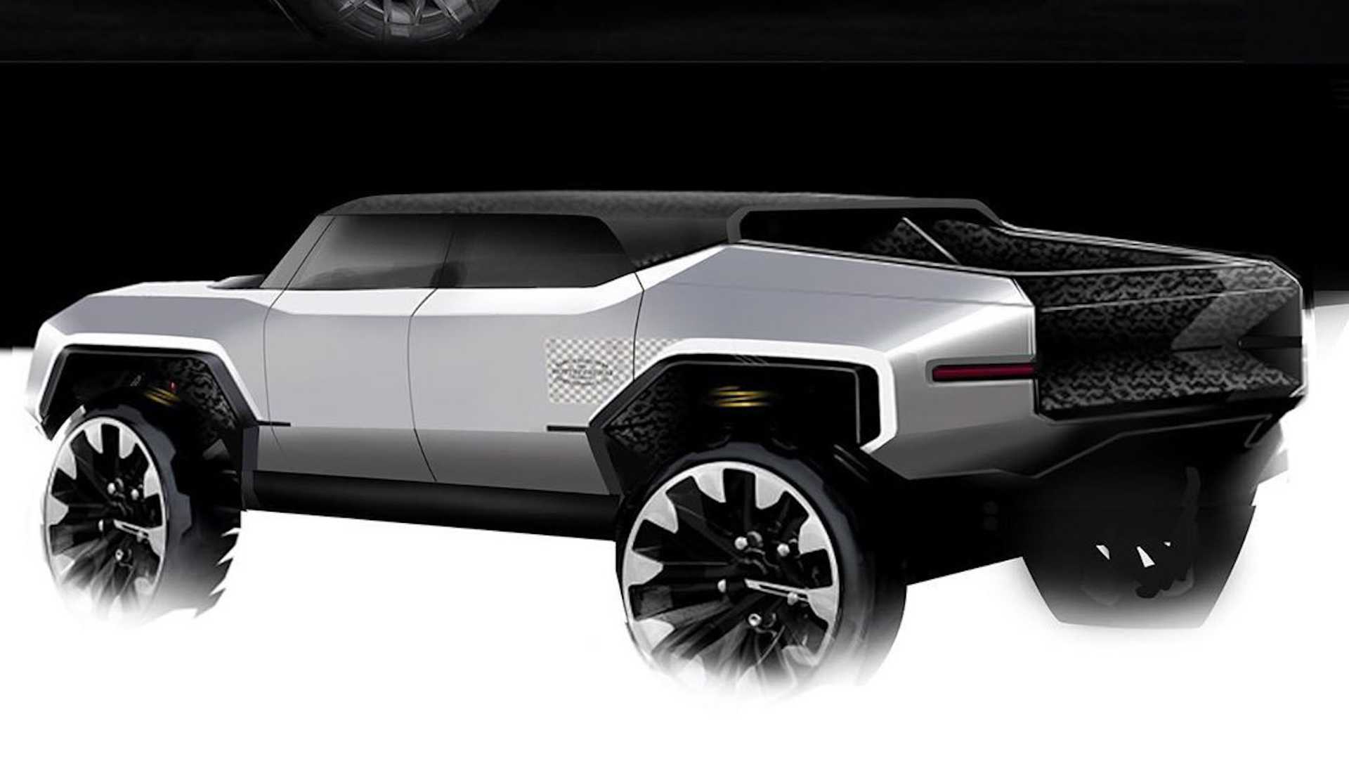 Have A Look! New Design of Hummer EV Check Sketches - Automotive News