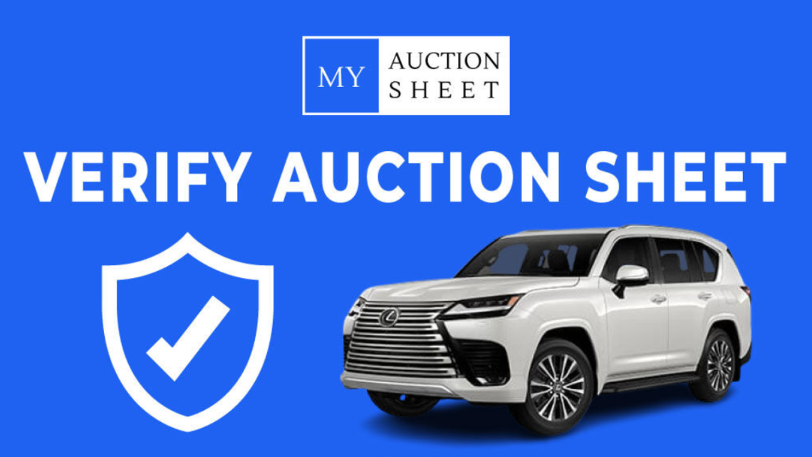 Japanese Auction Sheet Verification