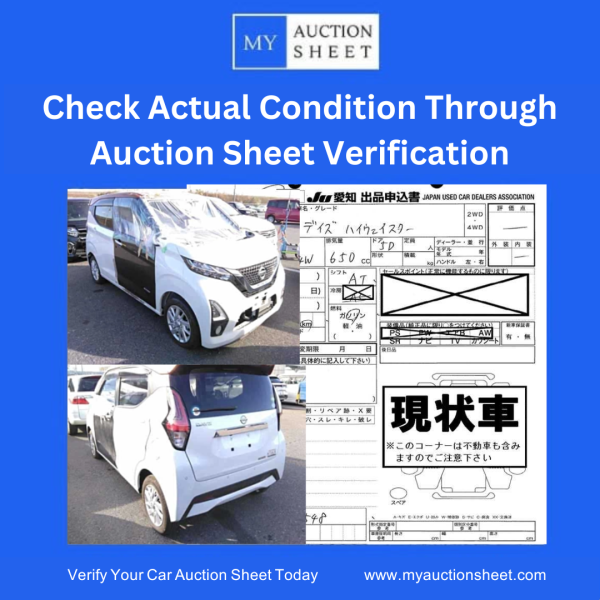 What Is Auction Sheet Of Japanese Cars